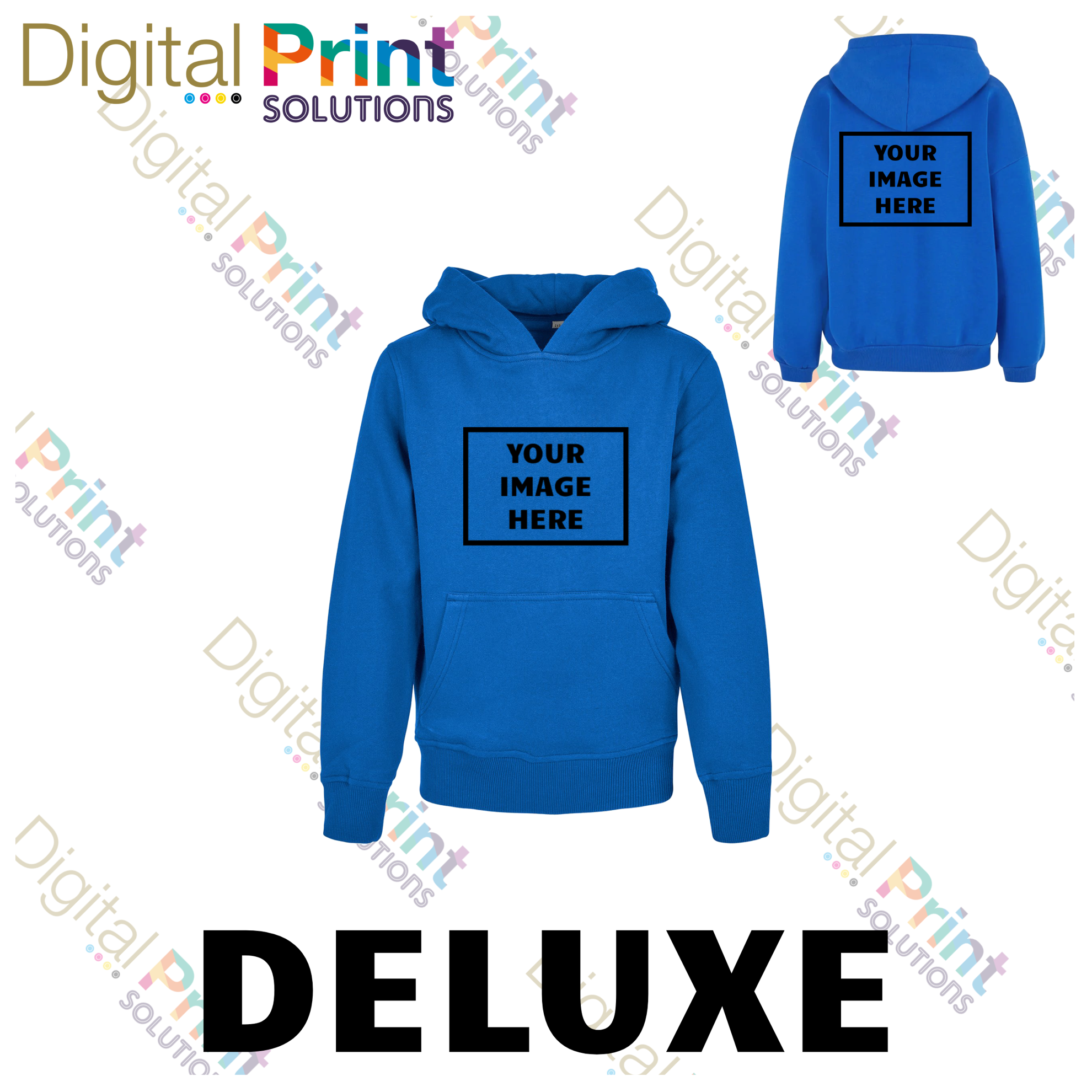 Digital Print Solutions. Deluxe Hoodie (Kids)