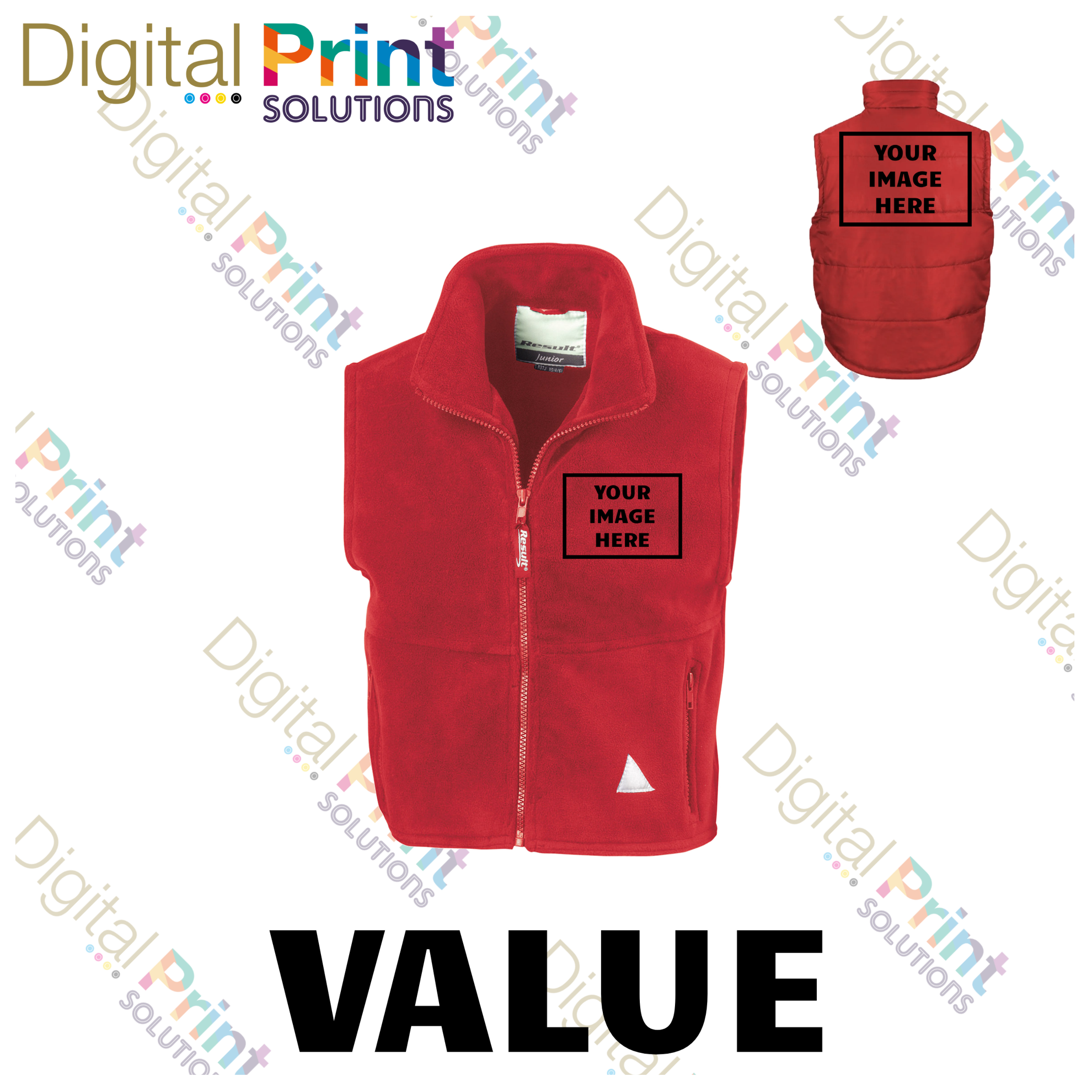 Digital Print Solutions. Value Body Warmers (Kids)